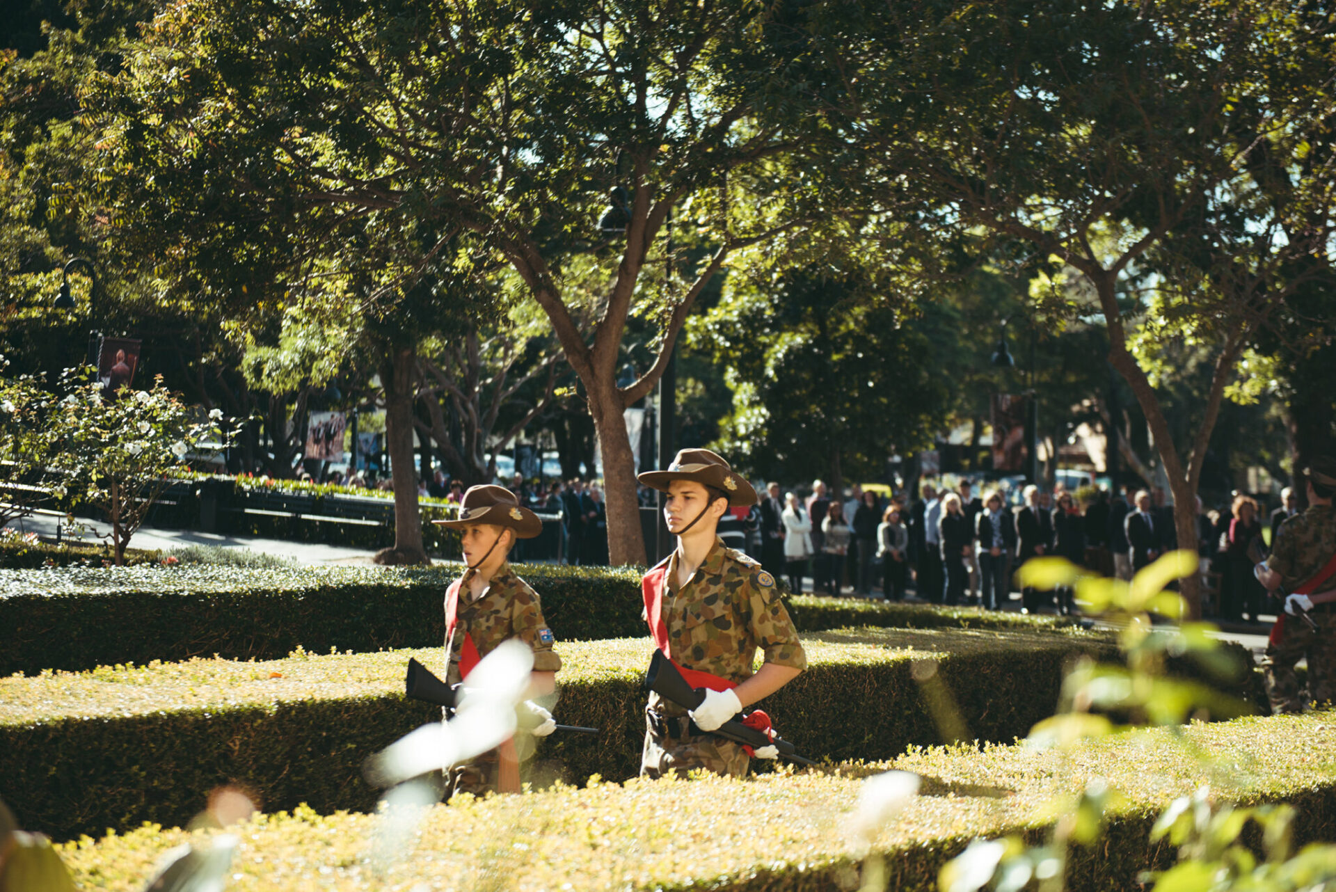 Anzac Day 2017 – Re-dedicating Johnson Oval – Newington College